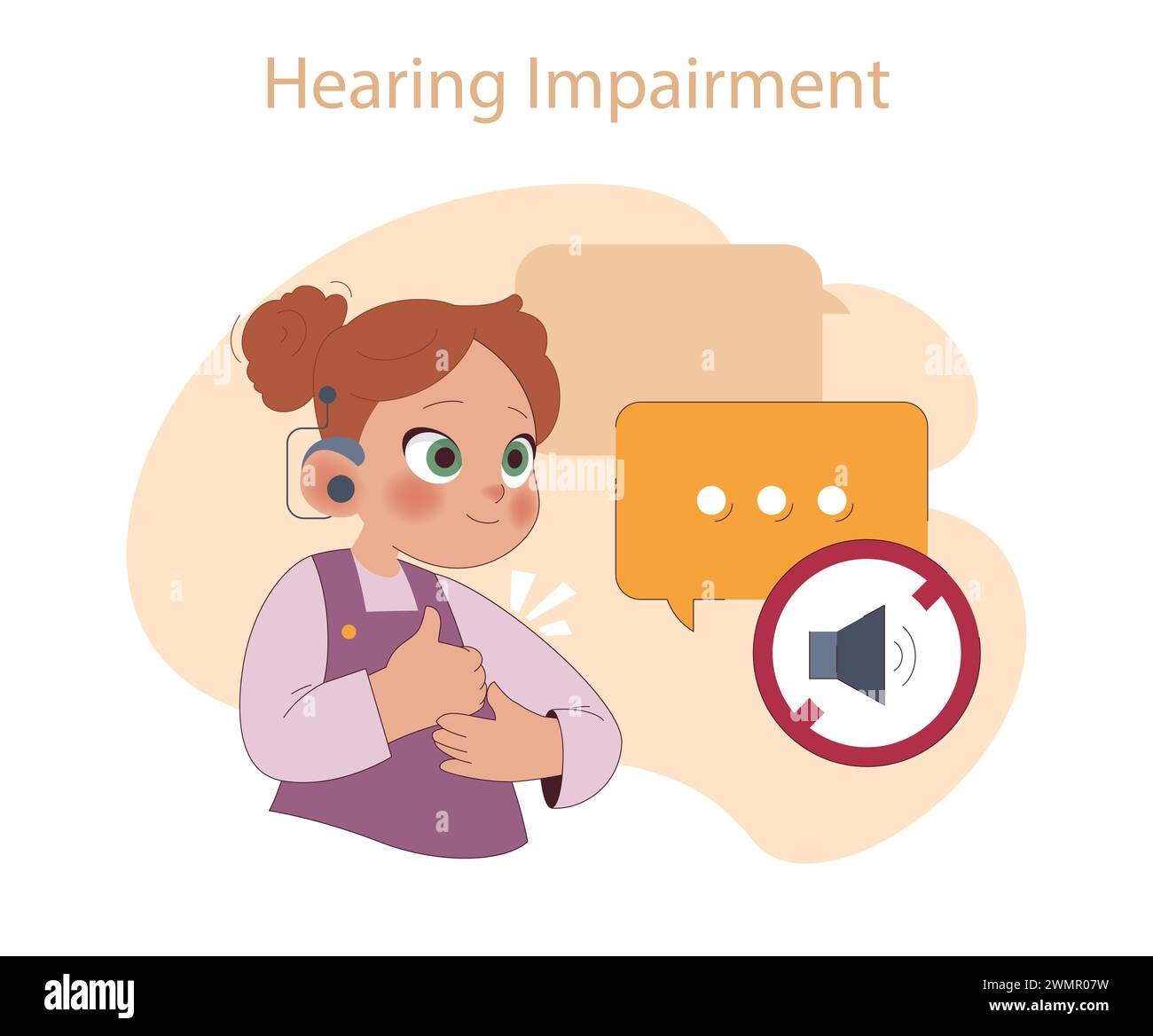 Hearing challenge Stock Vector Images - Alamy
