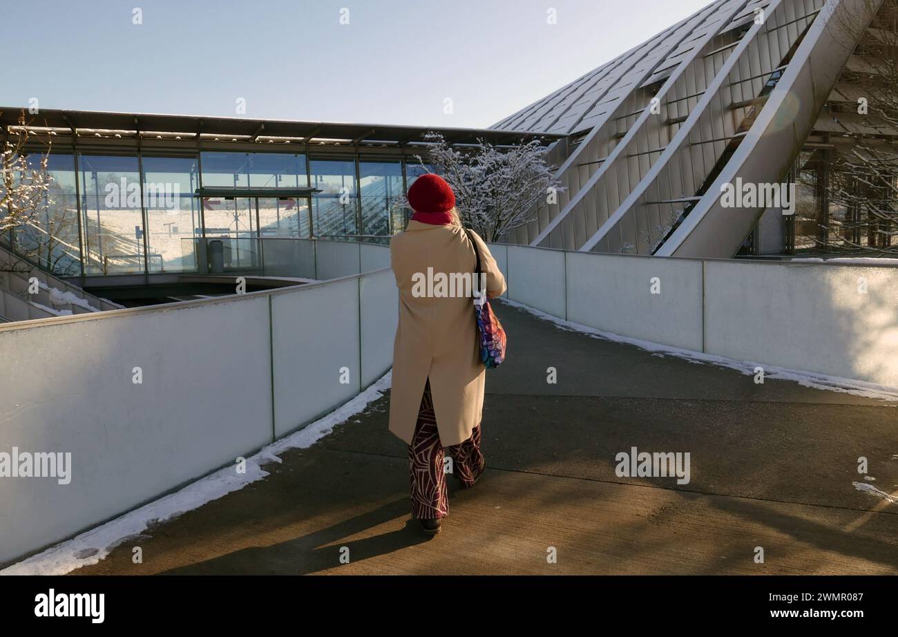 BERN, SWITZERLAND - JANUARY 20 2024: Zentrum Paul Klee by architect ...