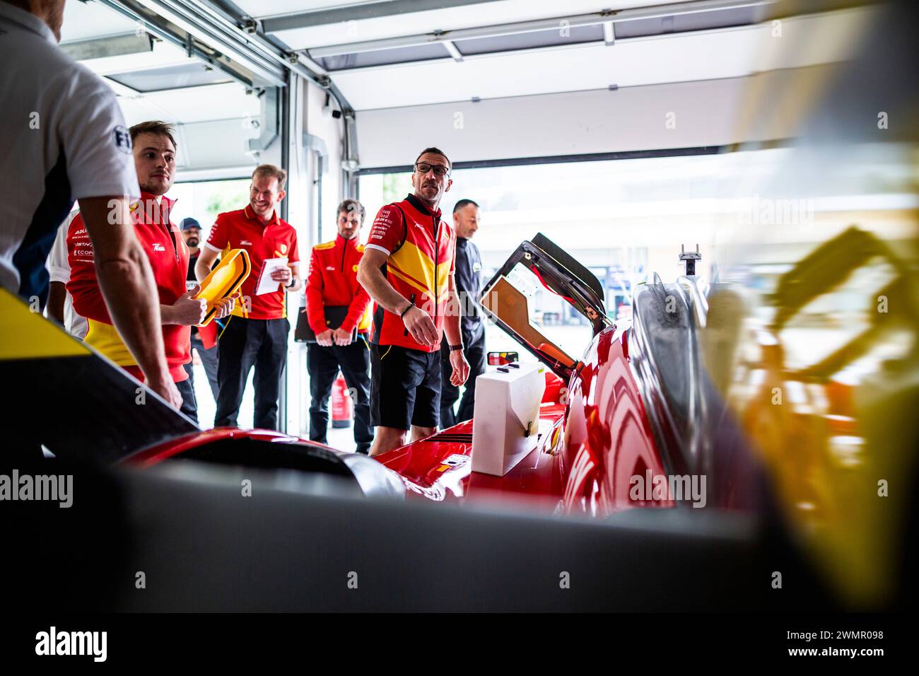 Ferrari AF Corse, ingenieur engineer, portrait during the Prologue of ...