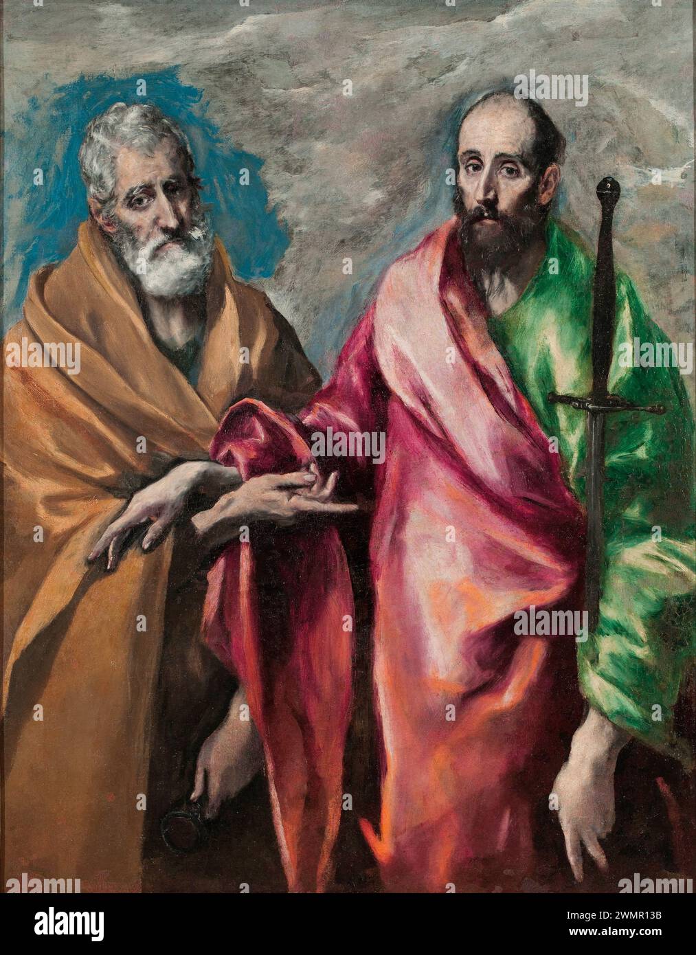 El Greco - Saint Peter and Saint Paul (1590 00 Stock Photo - Alamy