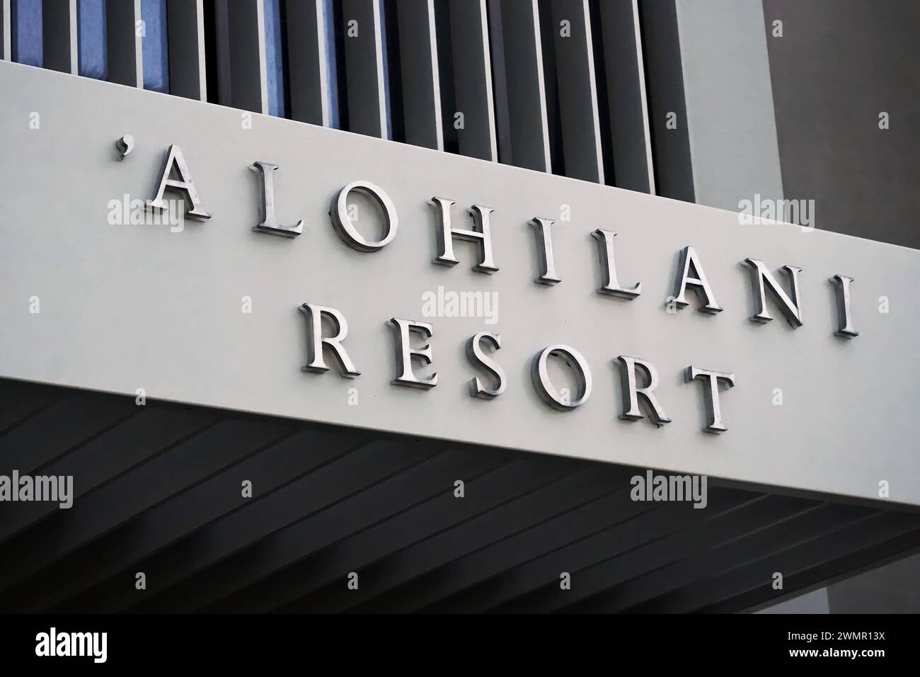 Honolulu Hawaii - December 9, 2023: Marquee entrance at Waikiki Beach ...