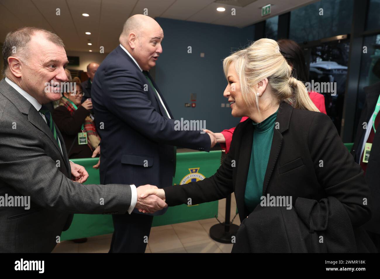 (left - right) IFA Chief Executive Patrick Nelson and IFA President ...