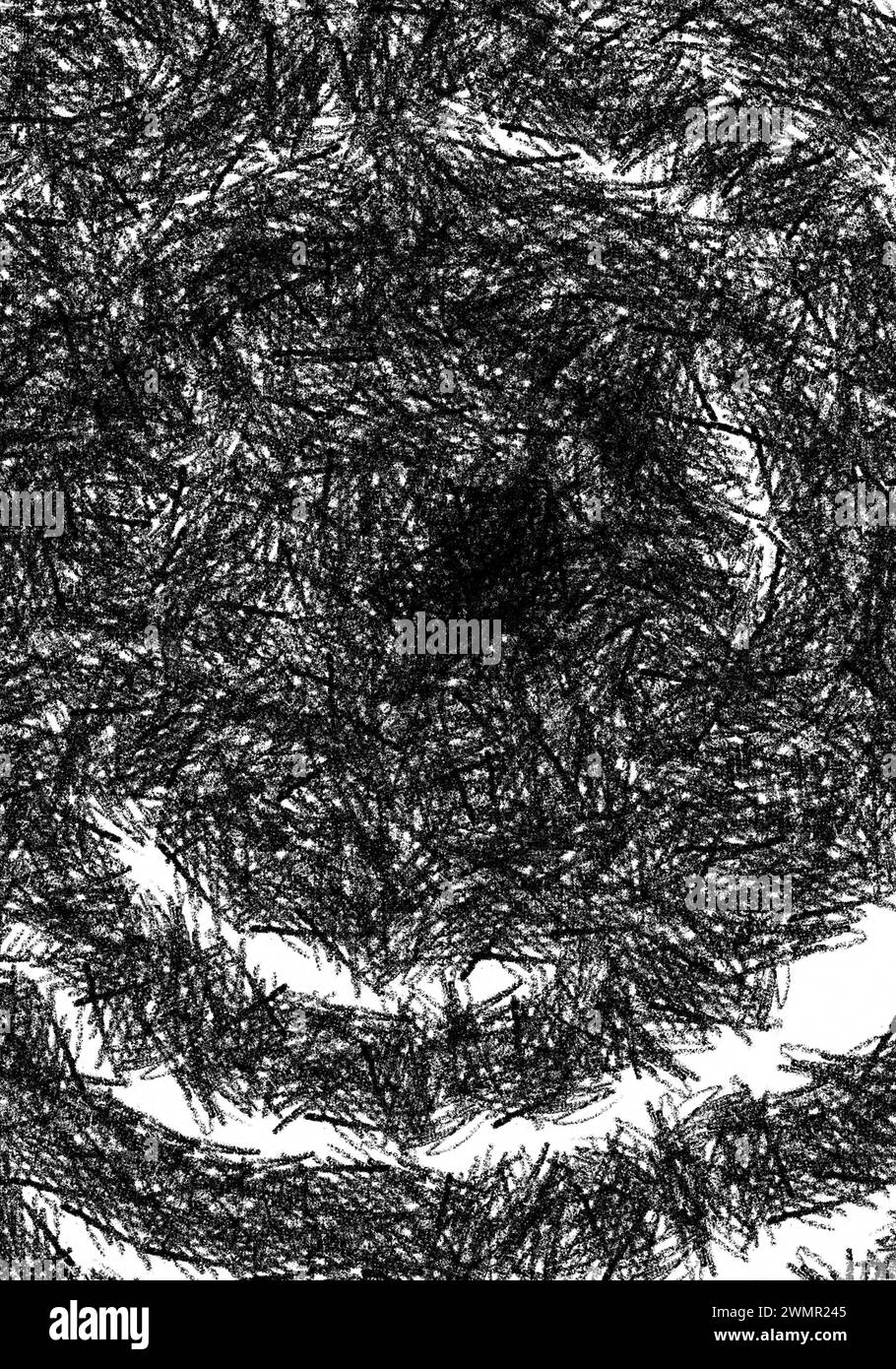 Hand drawn monochrome background texture grain Stock Photo - Alamy