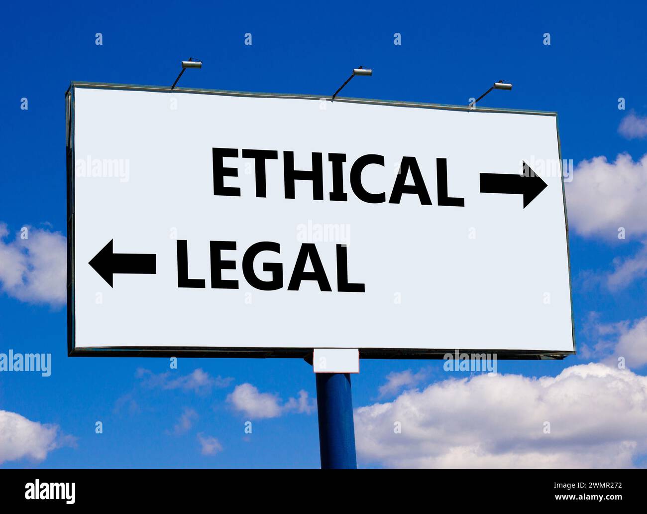 Ethical or legal symbol. Concept word Ethical or Legal on beautiful ...