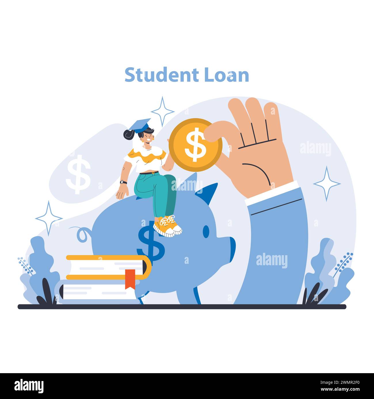 Loans student Stock Vector Images - Alamy