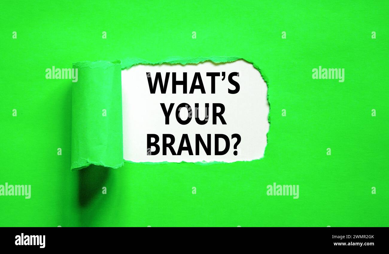 Branding and what is your brand symbol. Concept words What is your ...