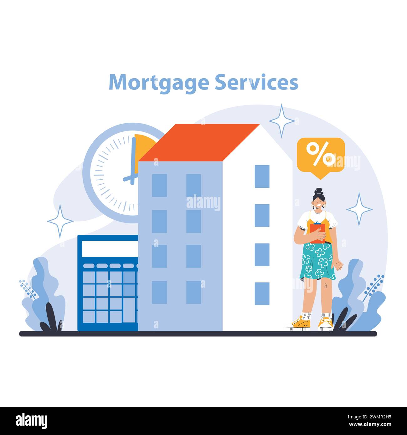 Mortgage Services concept. Tailored home loan solutions to make ...
