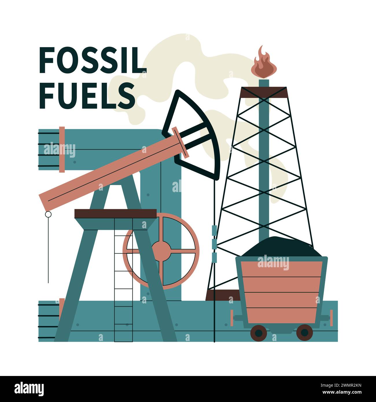 Depletion of natural resources Stock Vector Images - Alamy