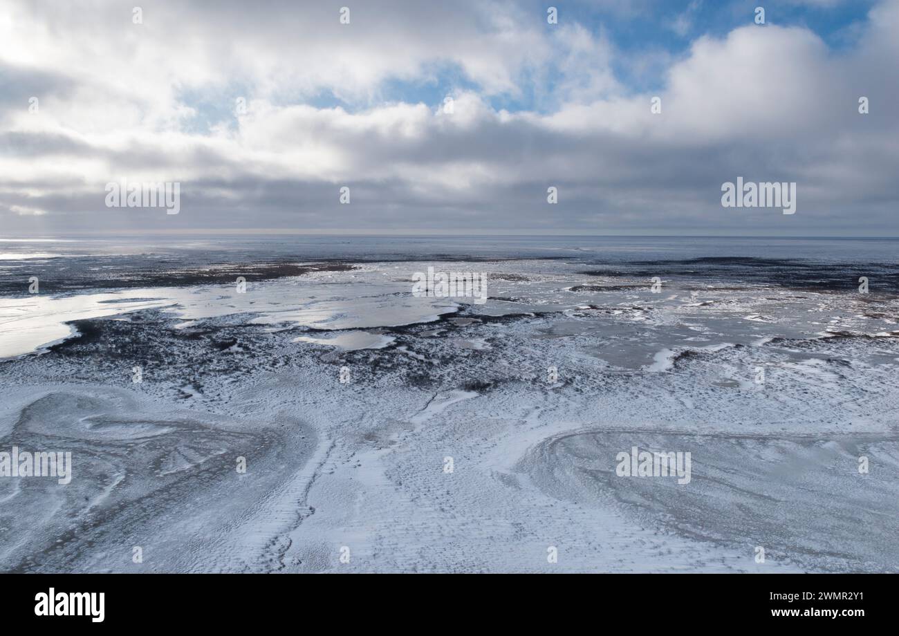 Canada arctic aerial view hi-res stock photography and images - Alamy