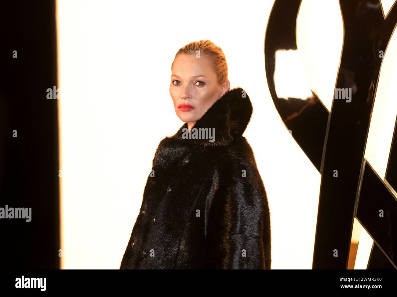 Kate Moss attends the Yves Saint Laurent Fall/Winter 2024-2025 ready-to ...