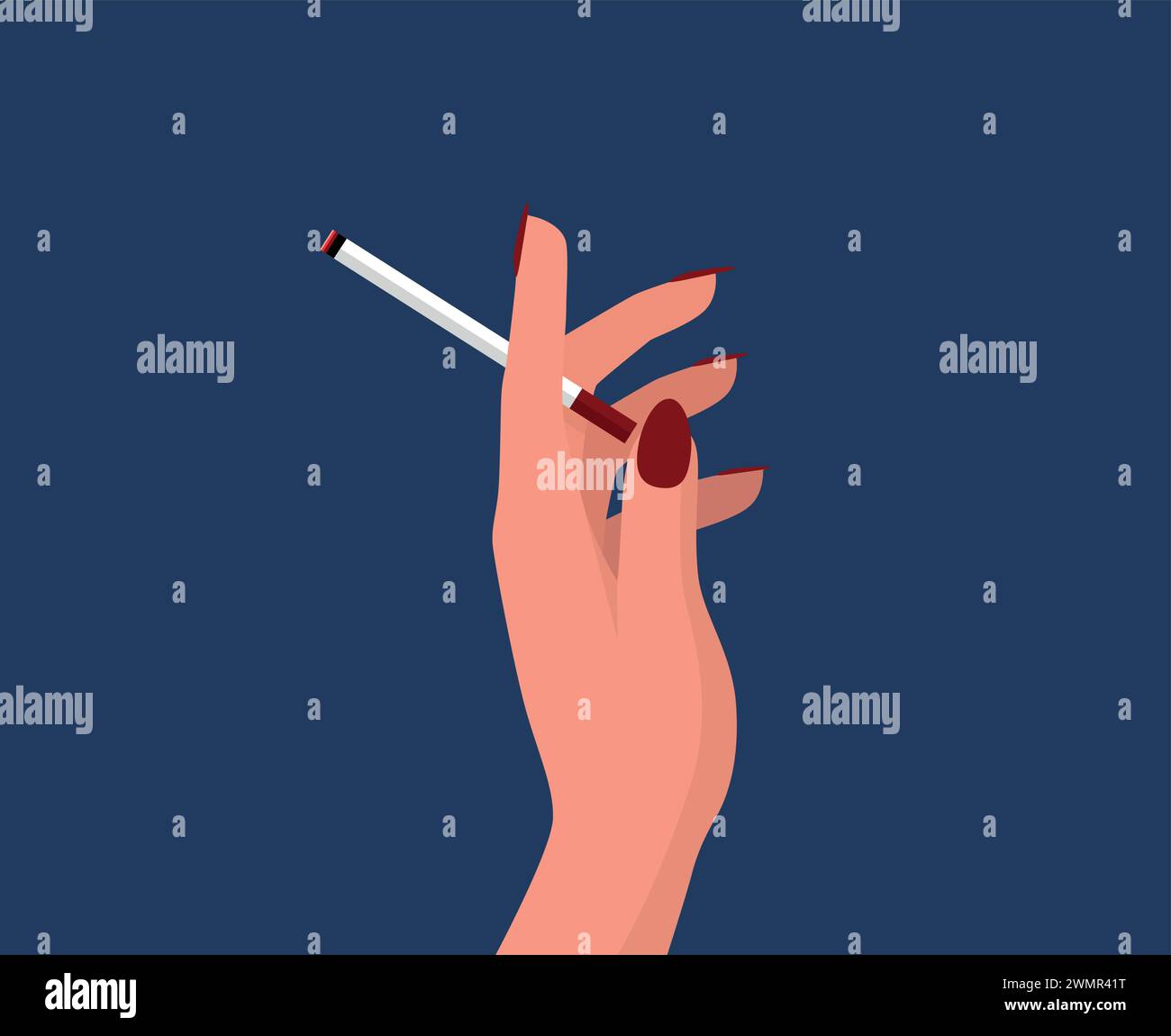 Smoking logo hi-res stock photography and images - Alamy
