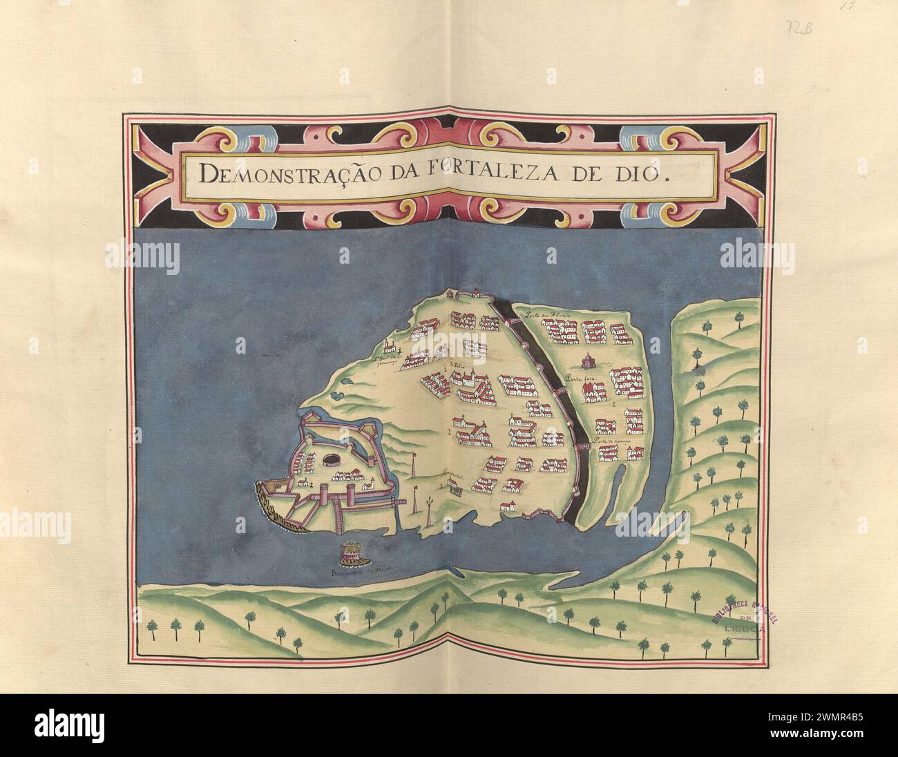 Old map made by the portuguese hi-res stock photography and images - Alamy