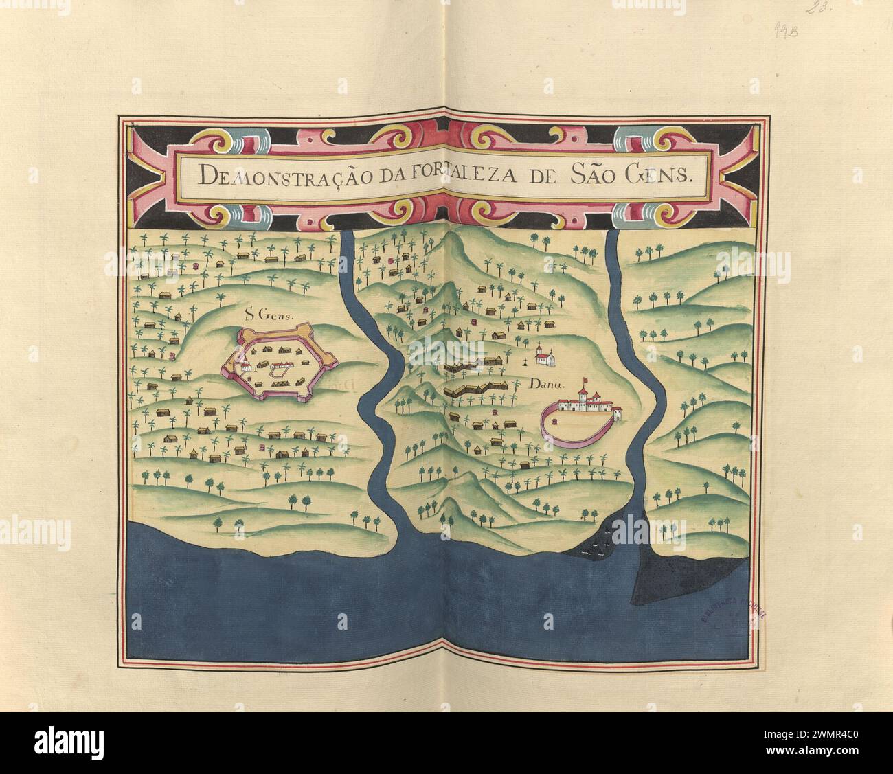 Old map made by the portuguese hi-res stock photography and images - Alamy