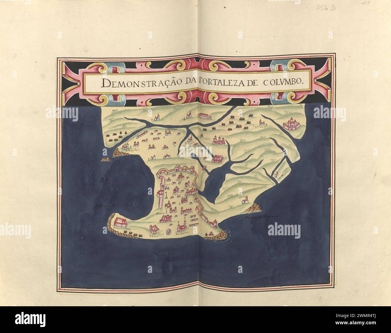 Colombo map hi-res stock photography and images - Alamy