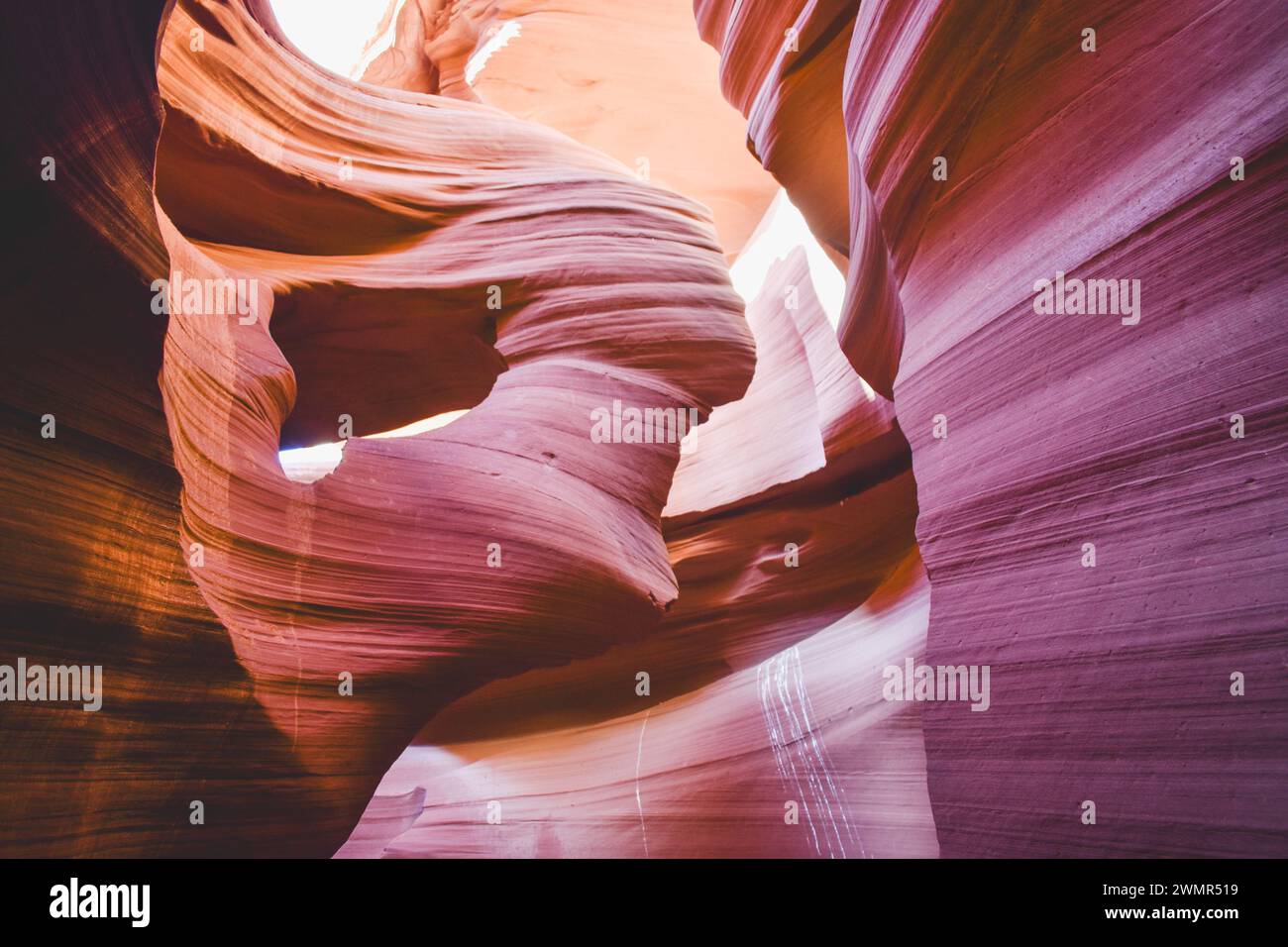 Sunlight inside antelope canyon hi-res stock photography and images - Alamy