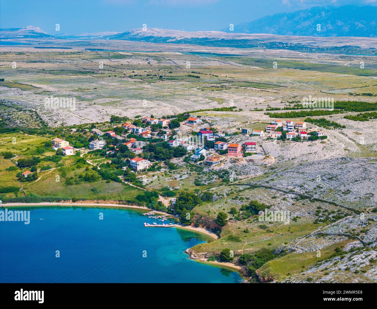 Smokvica. island Pag Stock Photo - Alamy