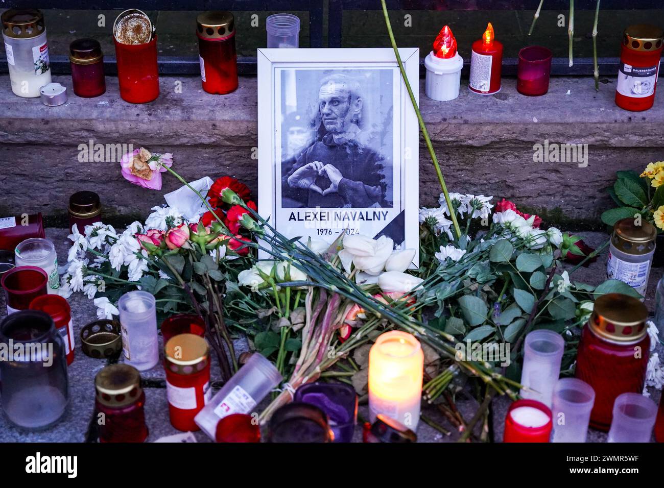 Olomouc, Czechia - February 27 2024: Alexei Navalny death murder ...