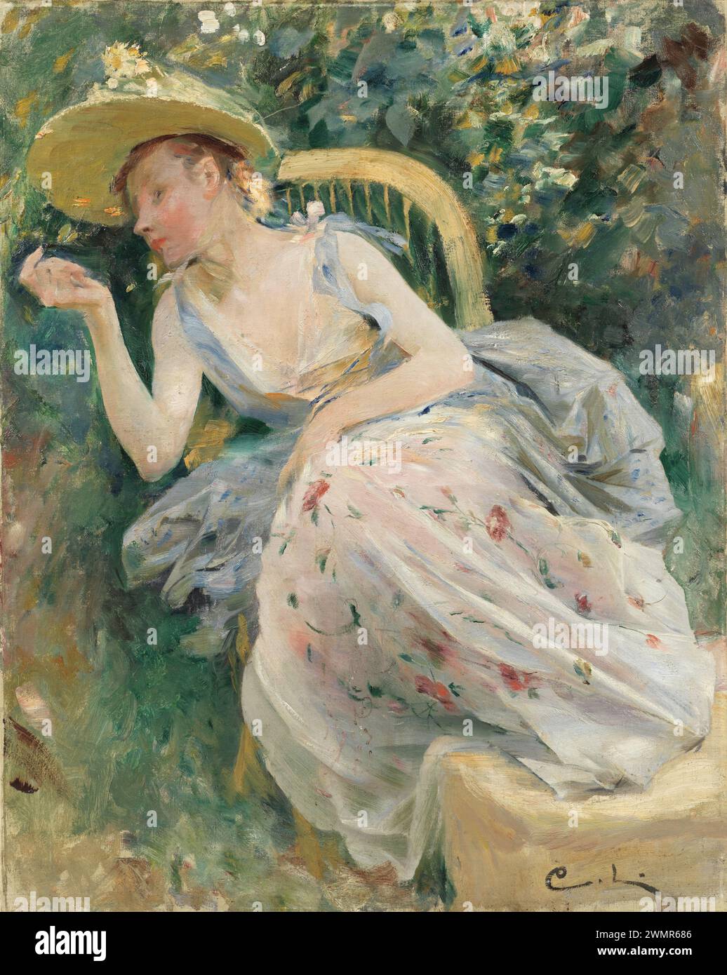 Larsson Carl - Study for Rokoko (1888 Stock Photo - Alamy