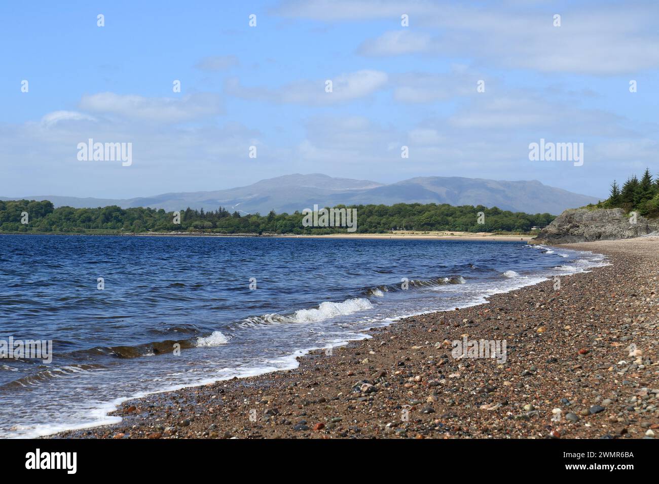 Tralee Beach overlooking Ardmucknish Bay, Argyll & Bute, Scotland Stock ...