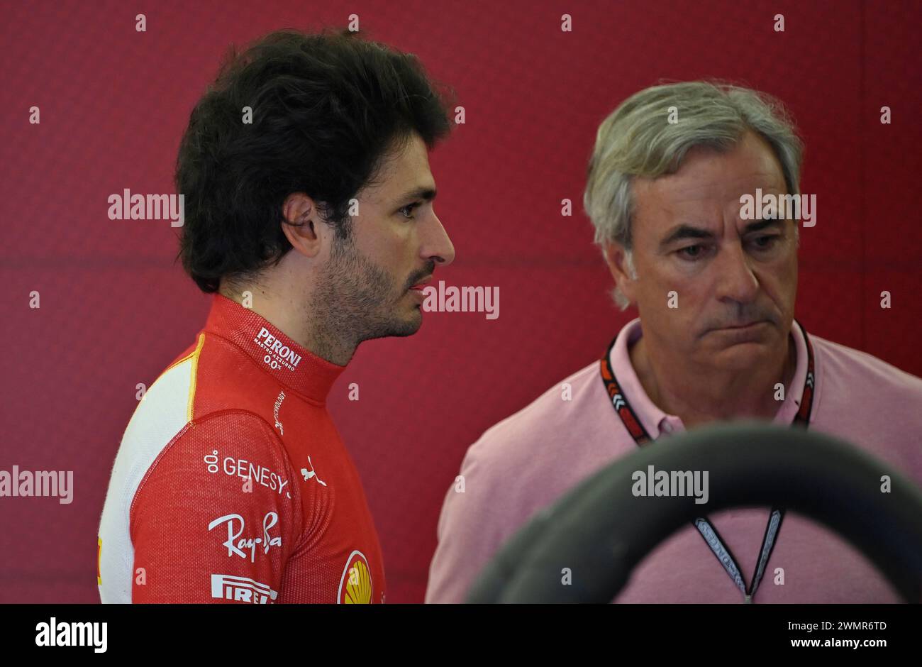 Father carlos sainz and son carlos sainz jr hi-res stock photography ...
