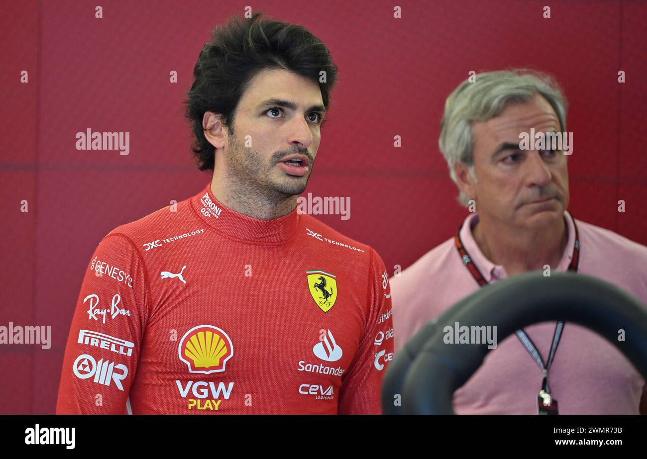 Father carlos sainz and son carlos sainz jr hi-res stock photography ...