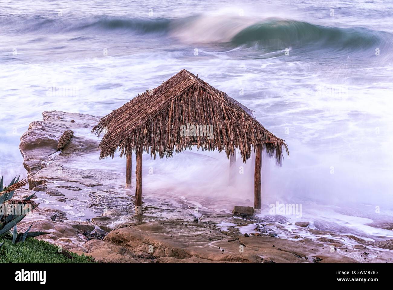The iconic Surf Shack at Windansea Beach. La Jolla, California, USA ...