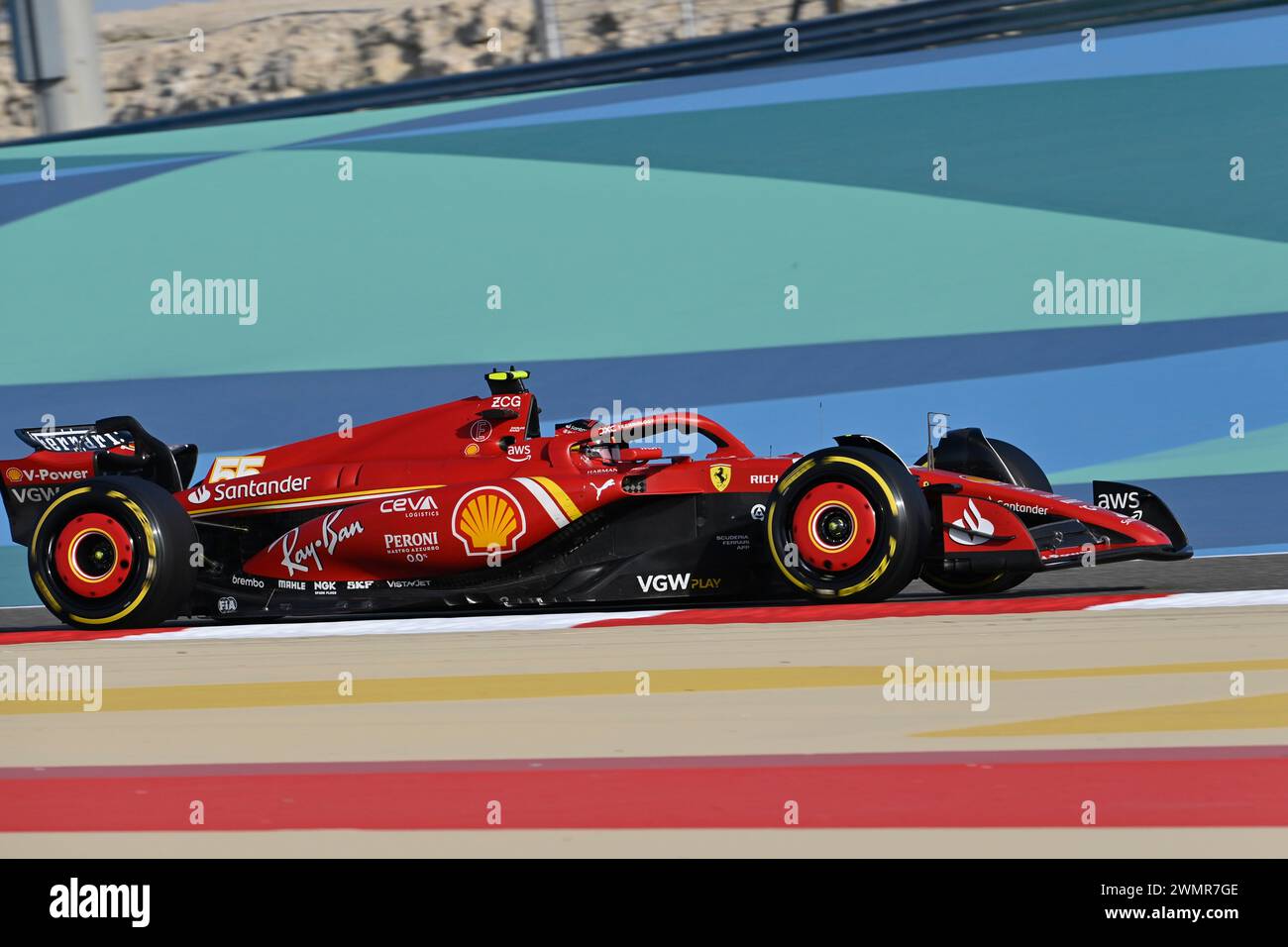 Sakhir, Bahrain. 22nd Feb, 2024. BAHRAIN, Sakhir, February 22: #55 ...