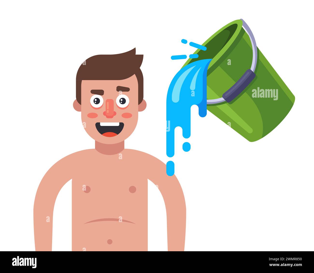 Bucket head man Cut Out Stock Images & Pictures - Alamy