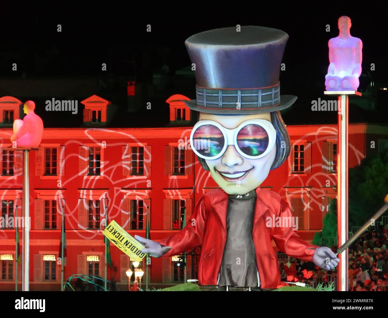 Popular characters from pop culture feature as giant puppets on the ...