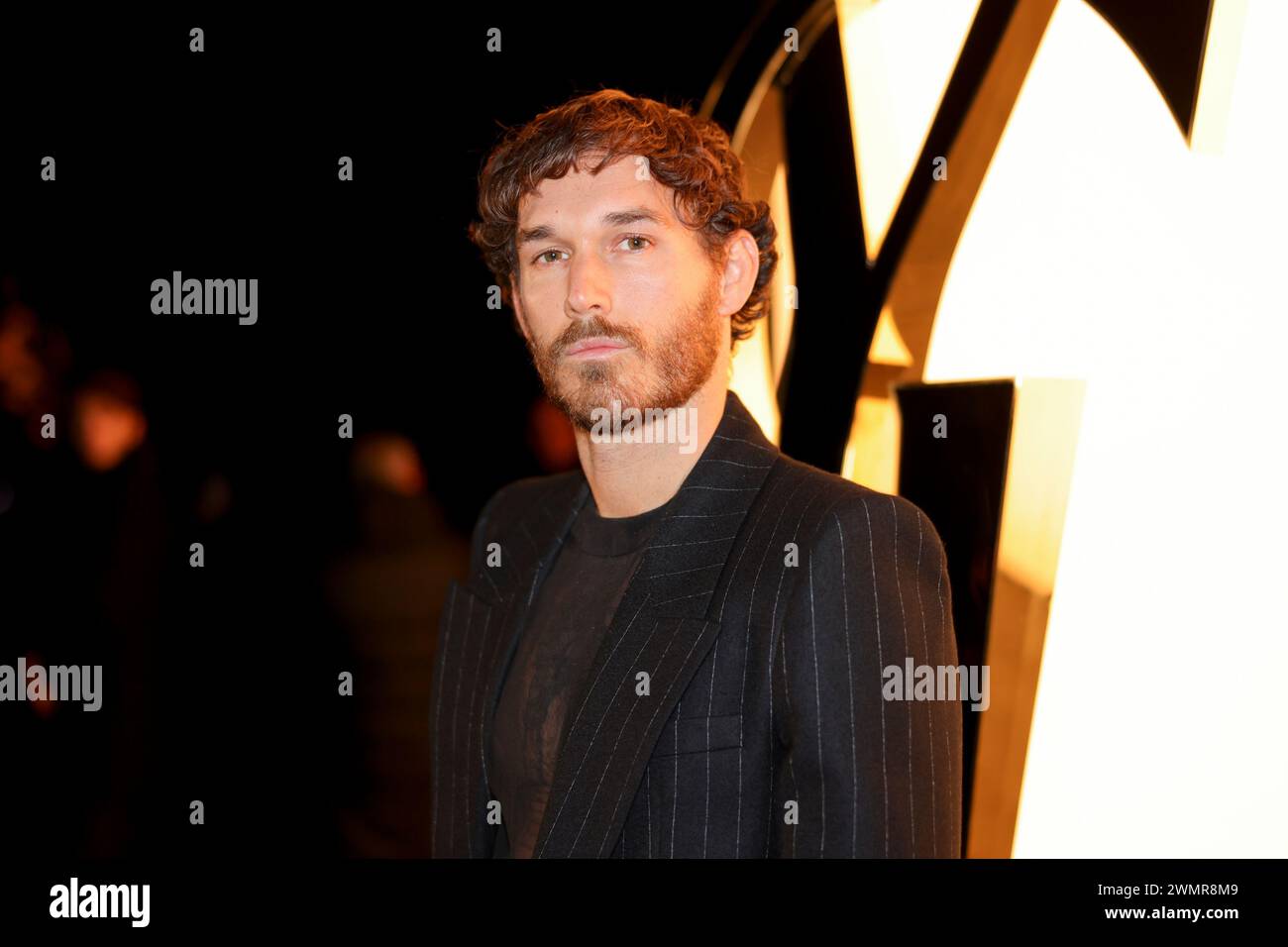 David Alexander Flinn attends the Yves Saint Laurent Fall/Winter 2024 ...