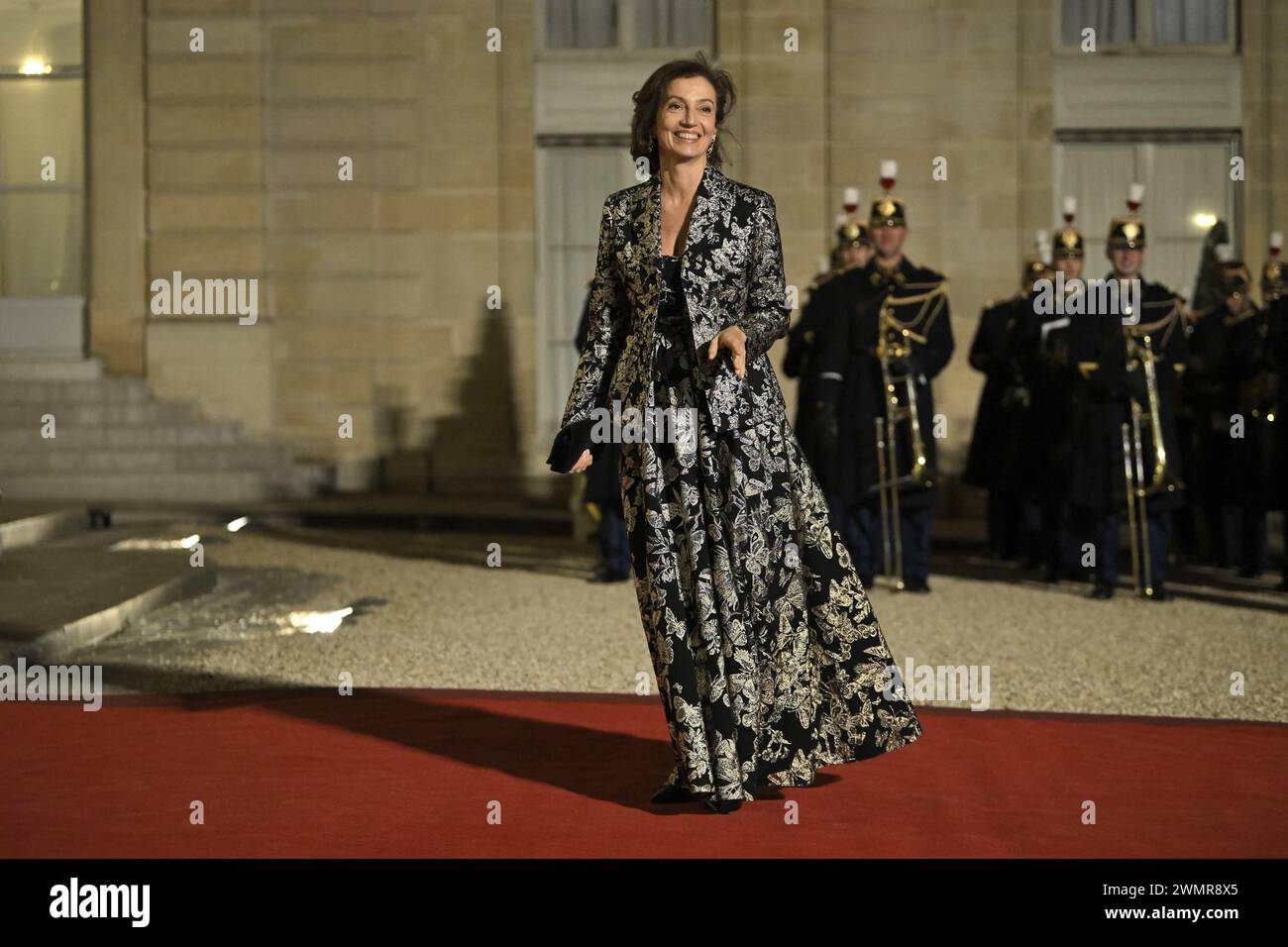 Paris, France. 27th Feb, 2024. UNESCO General Director Audrey Azoulay ...