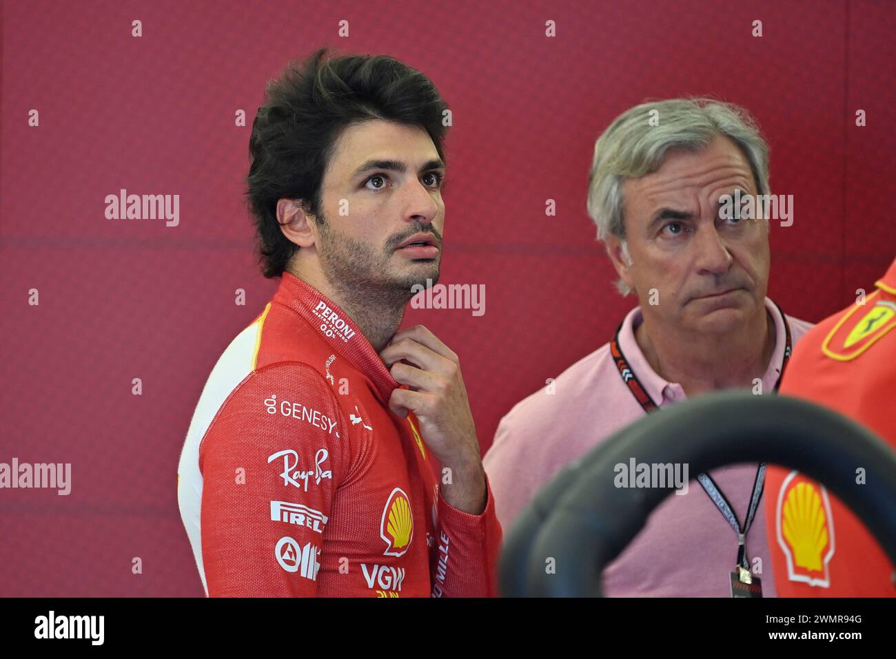 Father carlos sainz and son carlos sainz jr hi-res stock photography ...
