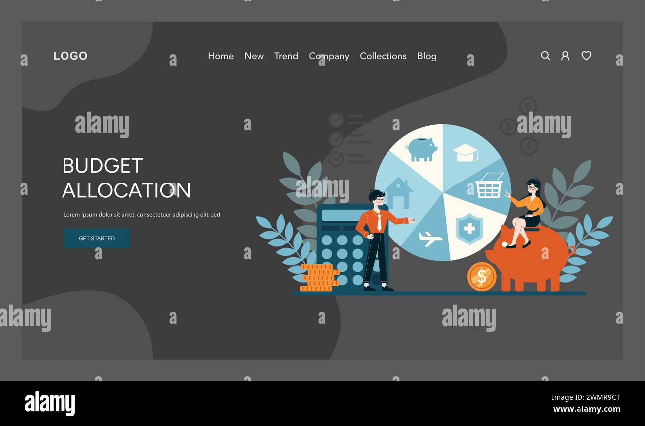 Budget Allocation concept. Efficient financial resource distribution ... Budget Allocation concept. Efficient financial resource distribution ...