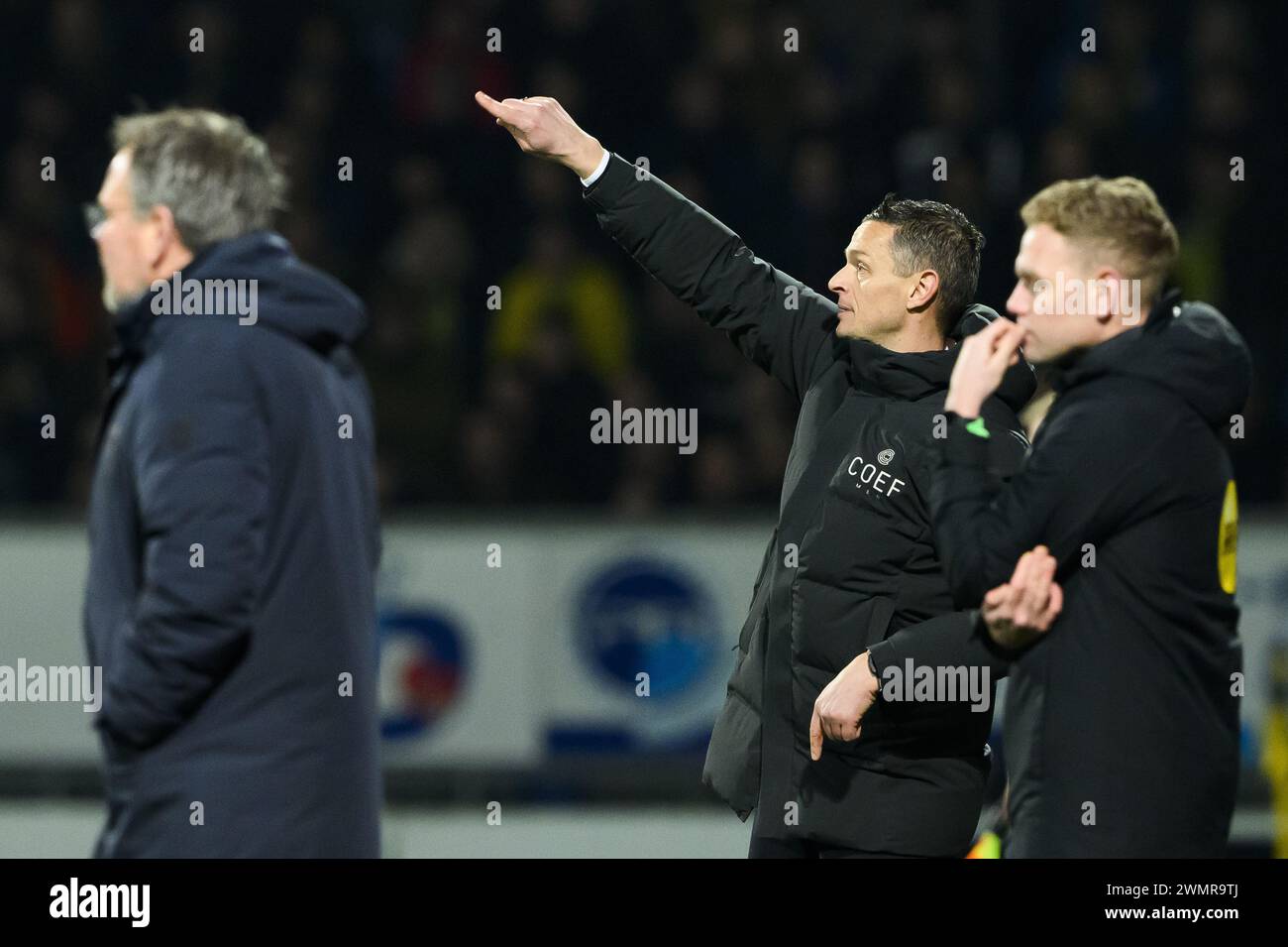 LEEUWARDEN - (lr) 'cc, NEC Nijmegen coach Rogier Meijer during the Semi ...