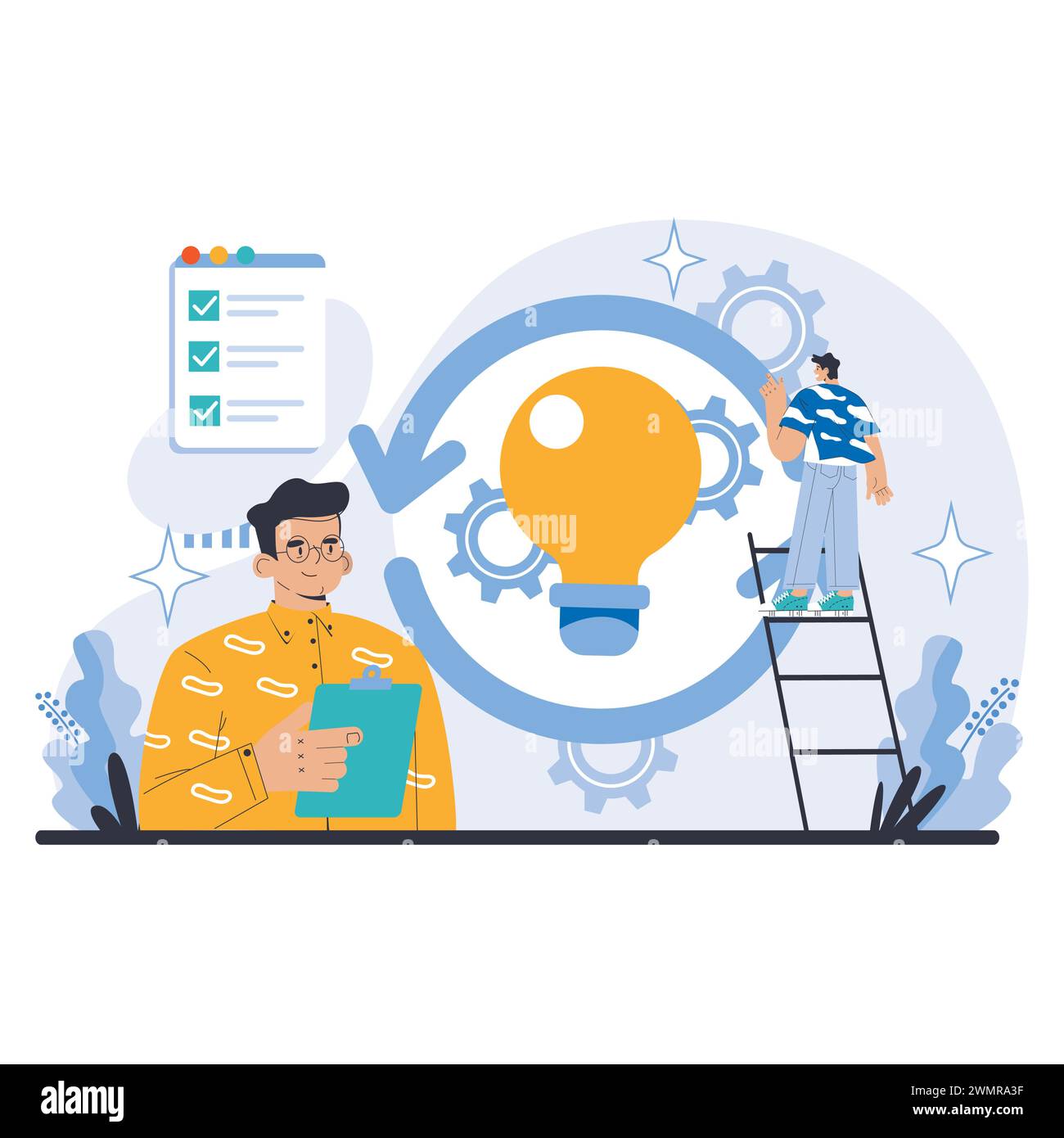 Innovation Management concept. Continuous improvement and ideation in ...