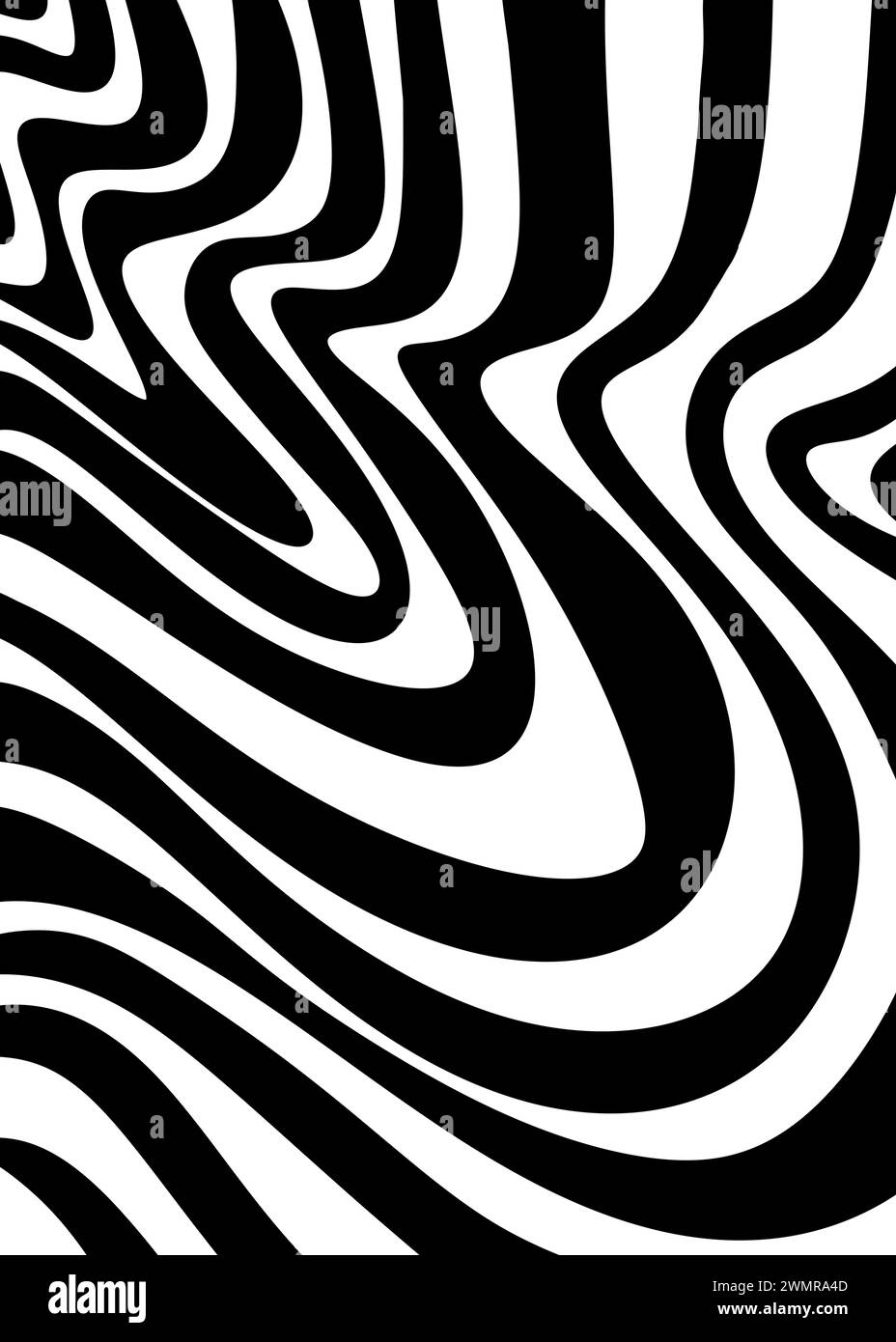 Black and White Abstract Waves Stock Photo - Alamy