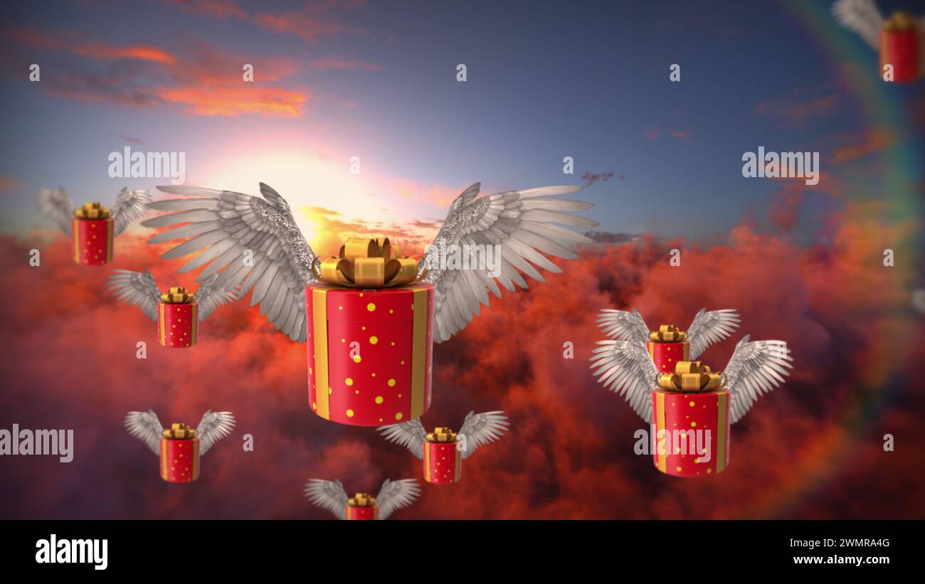 Online shopping animation gift box hi-res stock photography and images ...