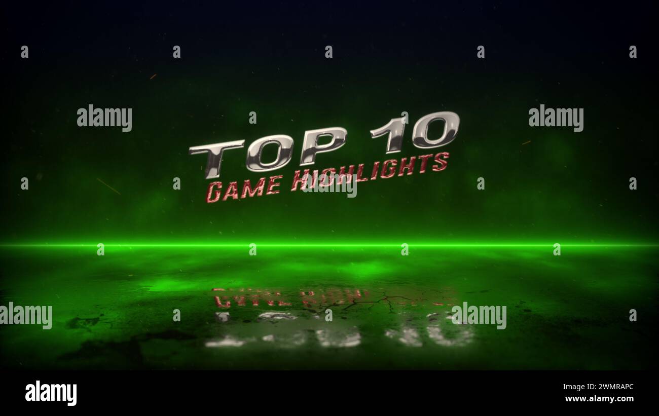 Football, Top 10, Game Highlights Stock Photo - Alamy