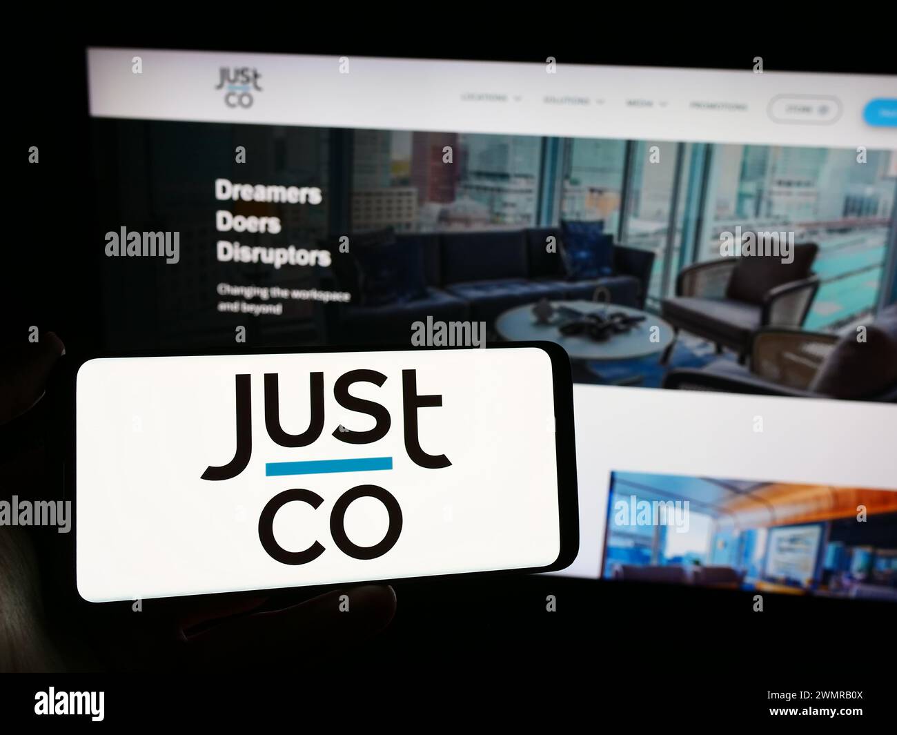 Justco logo hi-res stock photography and images - Alamy
