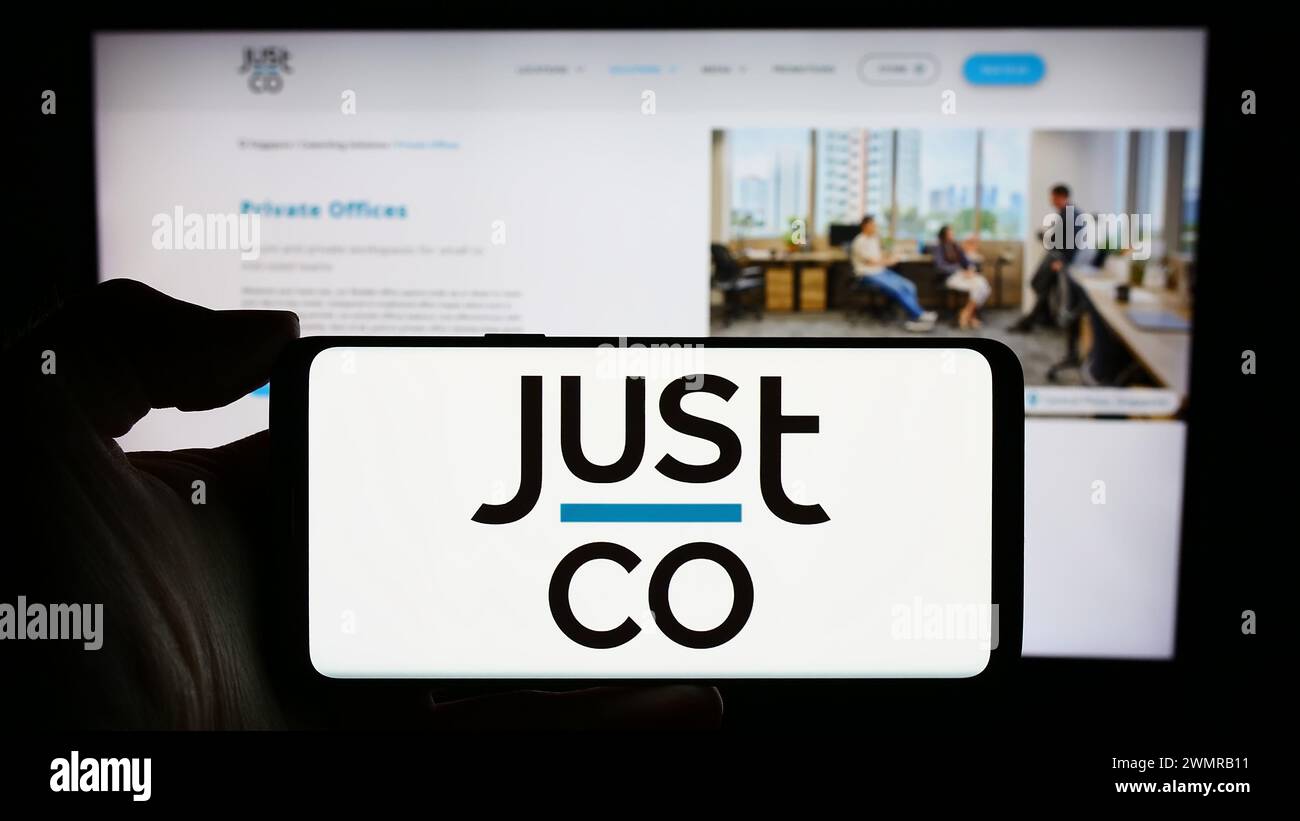 Justco logo hi-res stock photography and images - Alamy