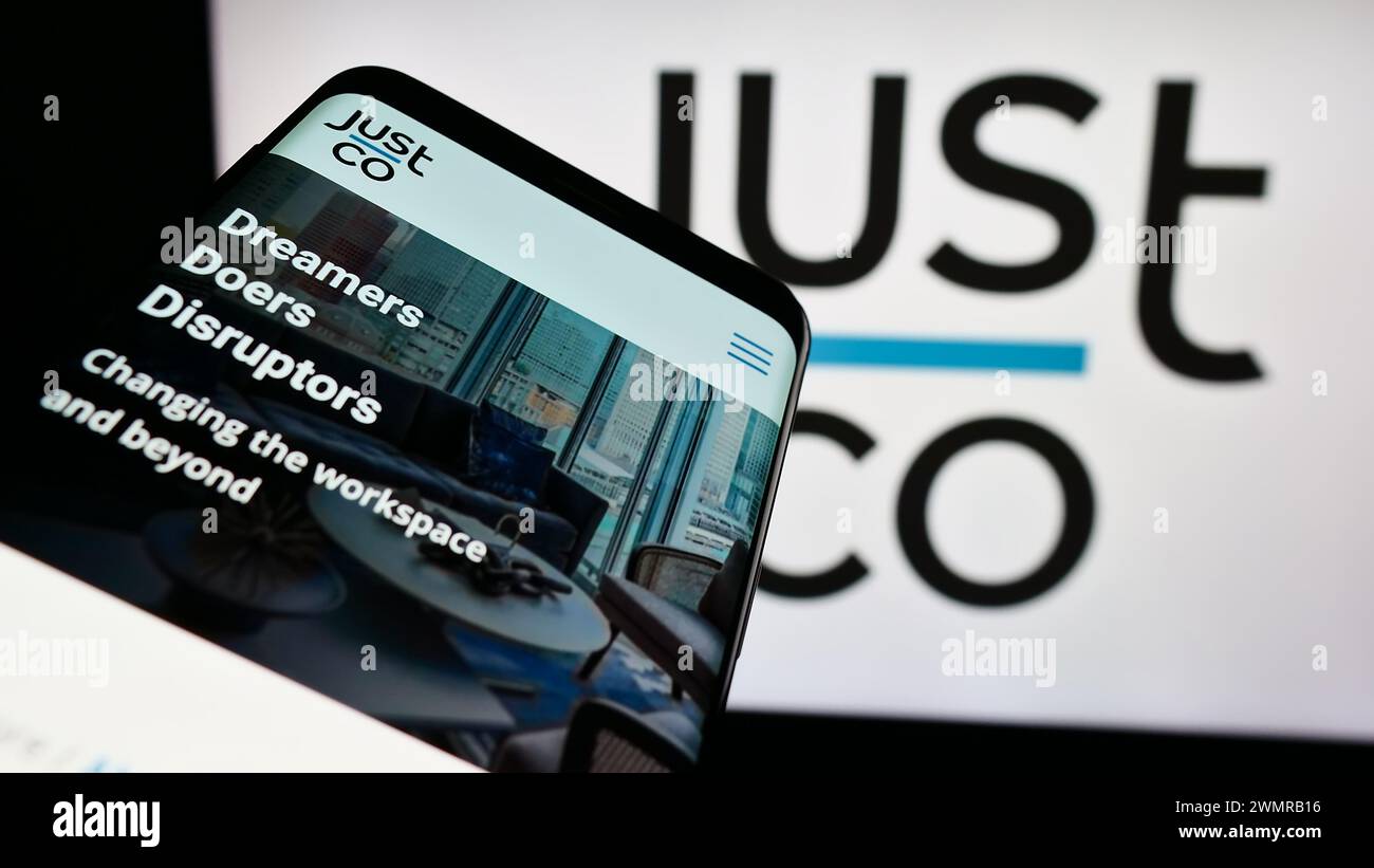 Justco logo hi-res stock photography and images - Alamy