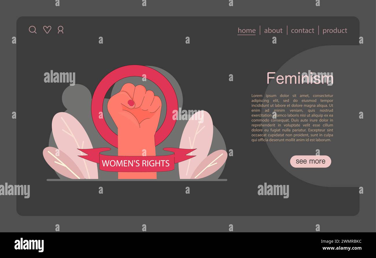 A raised fist enclosed in a circle, symbolizing women's empowerment and ...
