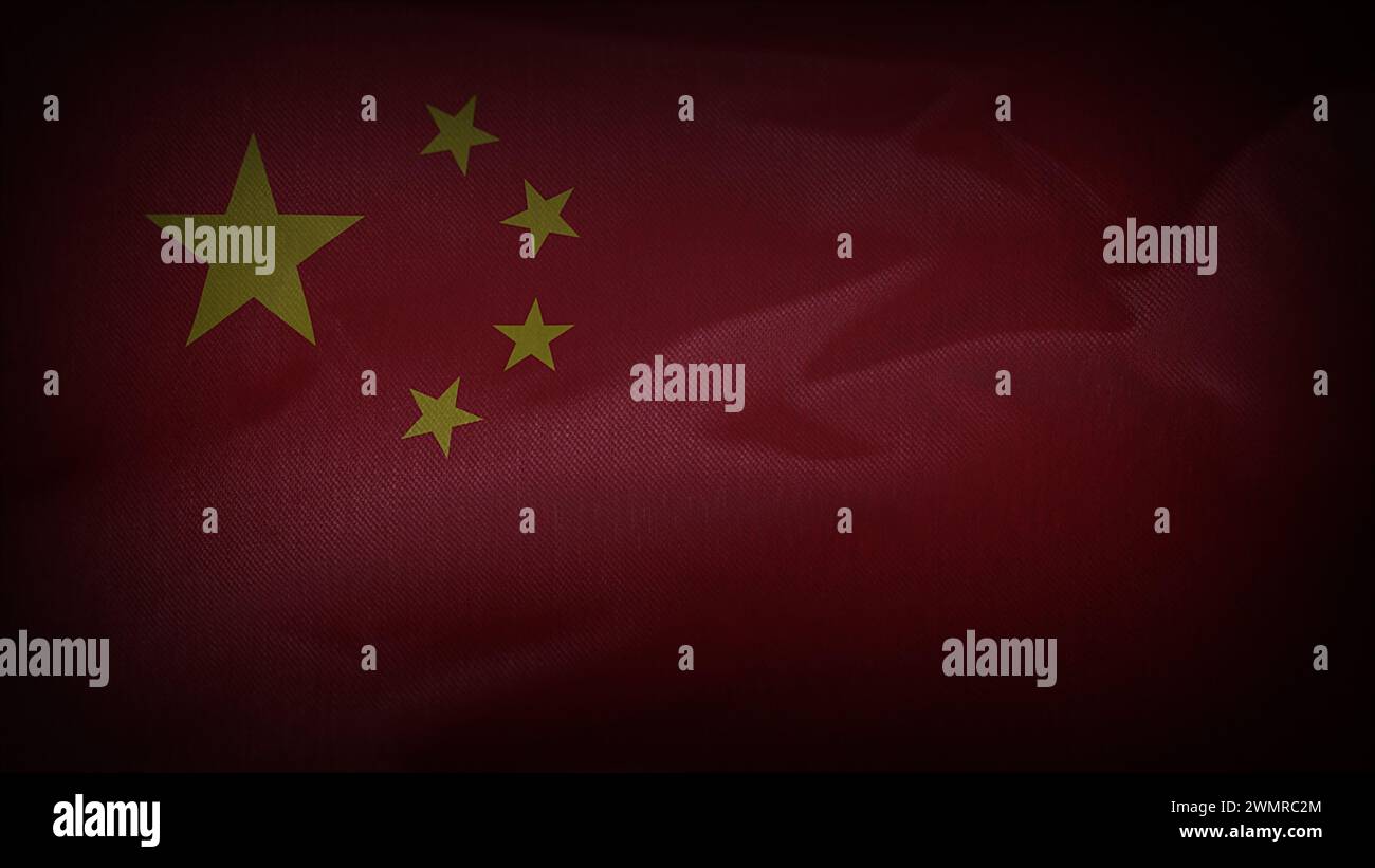 Flag of China Stock Photo - Alamy