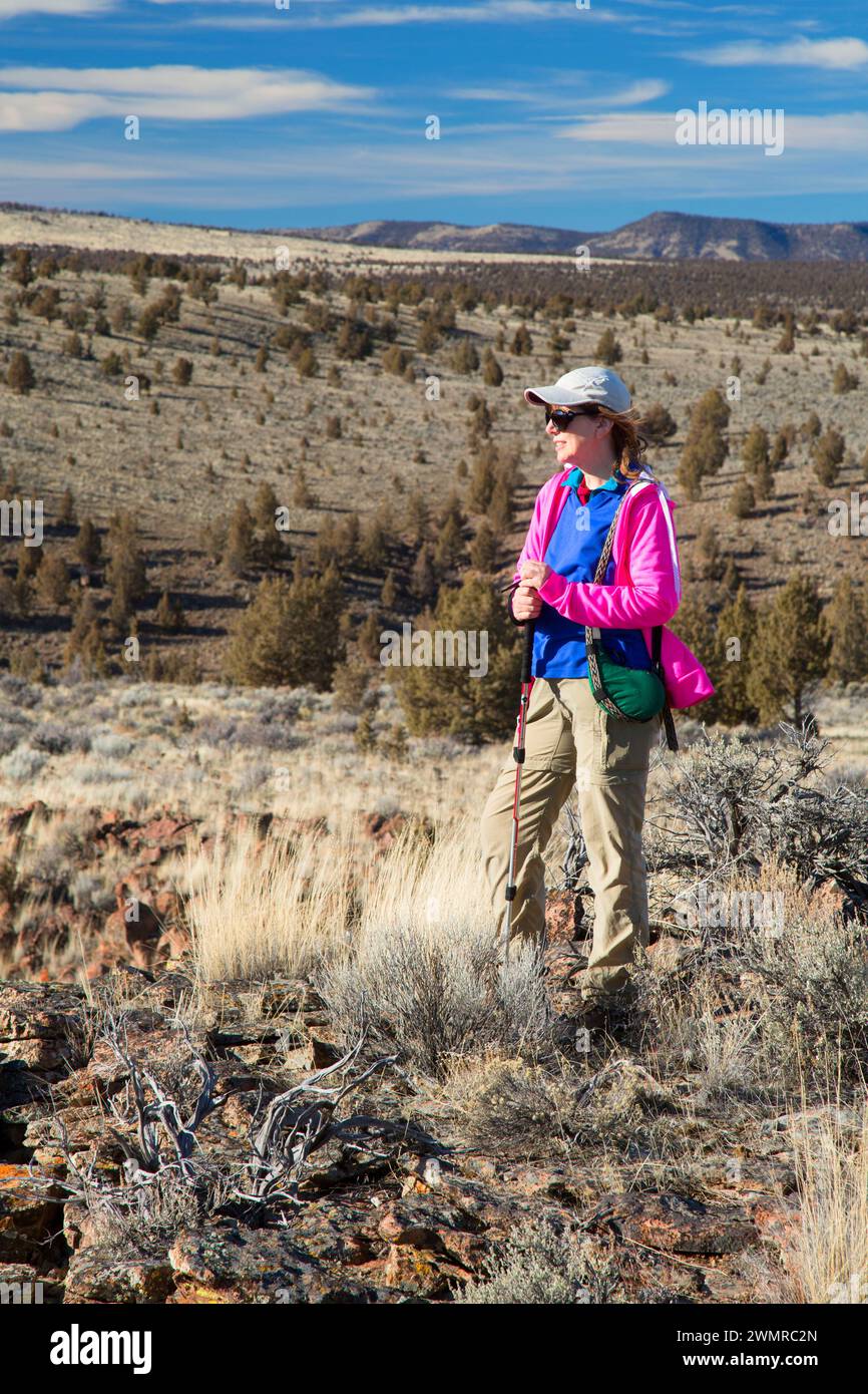 Sage - Western juniper (Juniperus occidentalis) forest view, South Fork ...