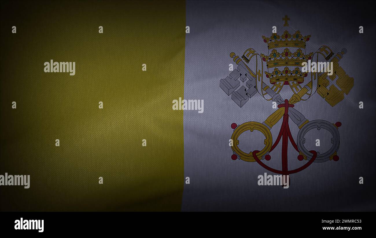 Flag of Vatican Stock Photo - Alamy