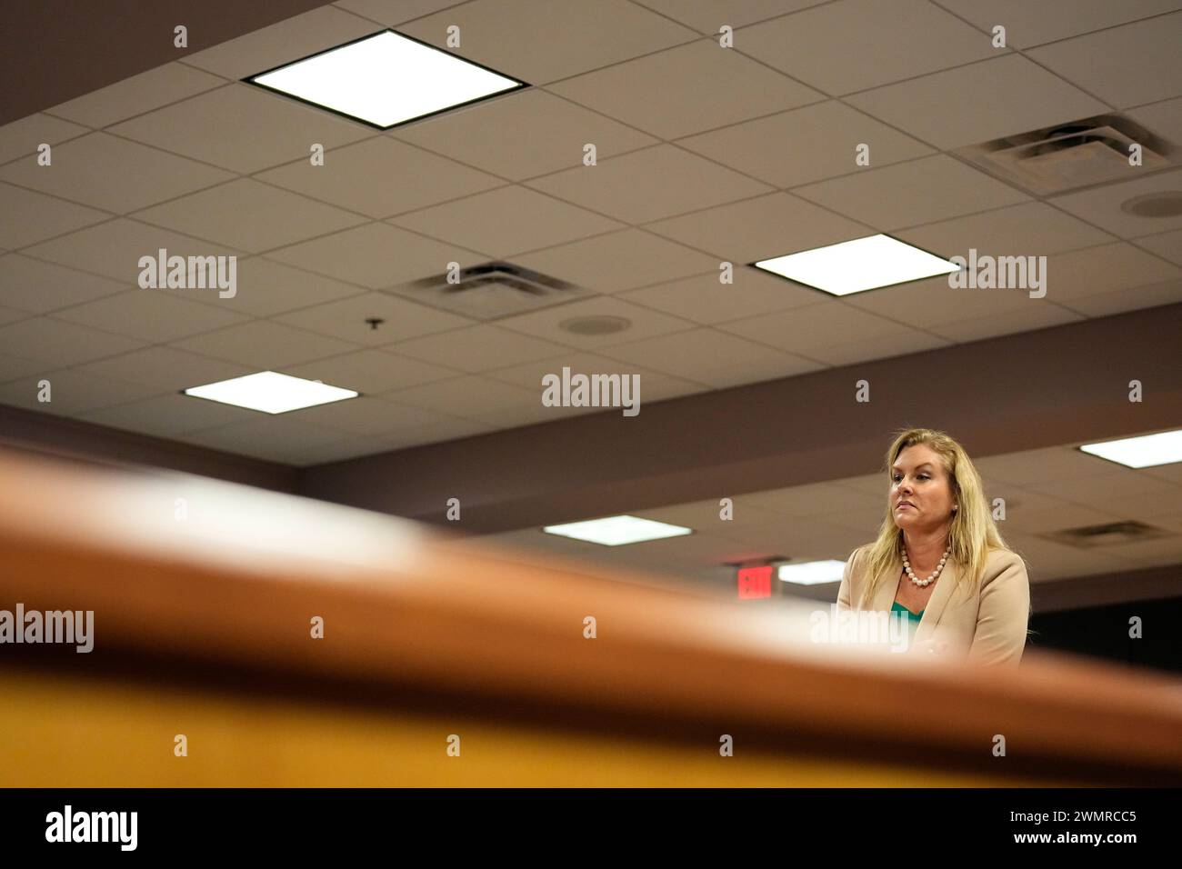Attorney Ashleigh Merchant speaks in court Tuesday, Feb. 27, 2024, in ...