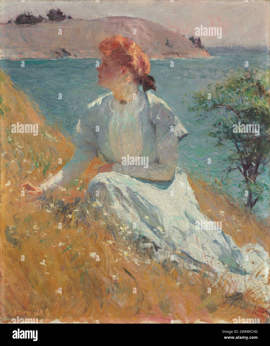 Benson Frank Weston - Margaret ( Gretchen Stock Photo - Alamy