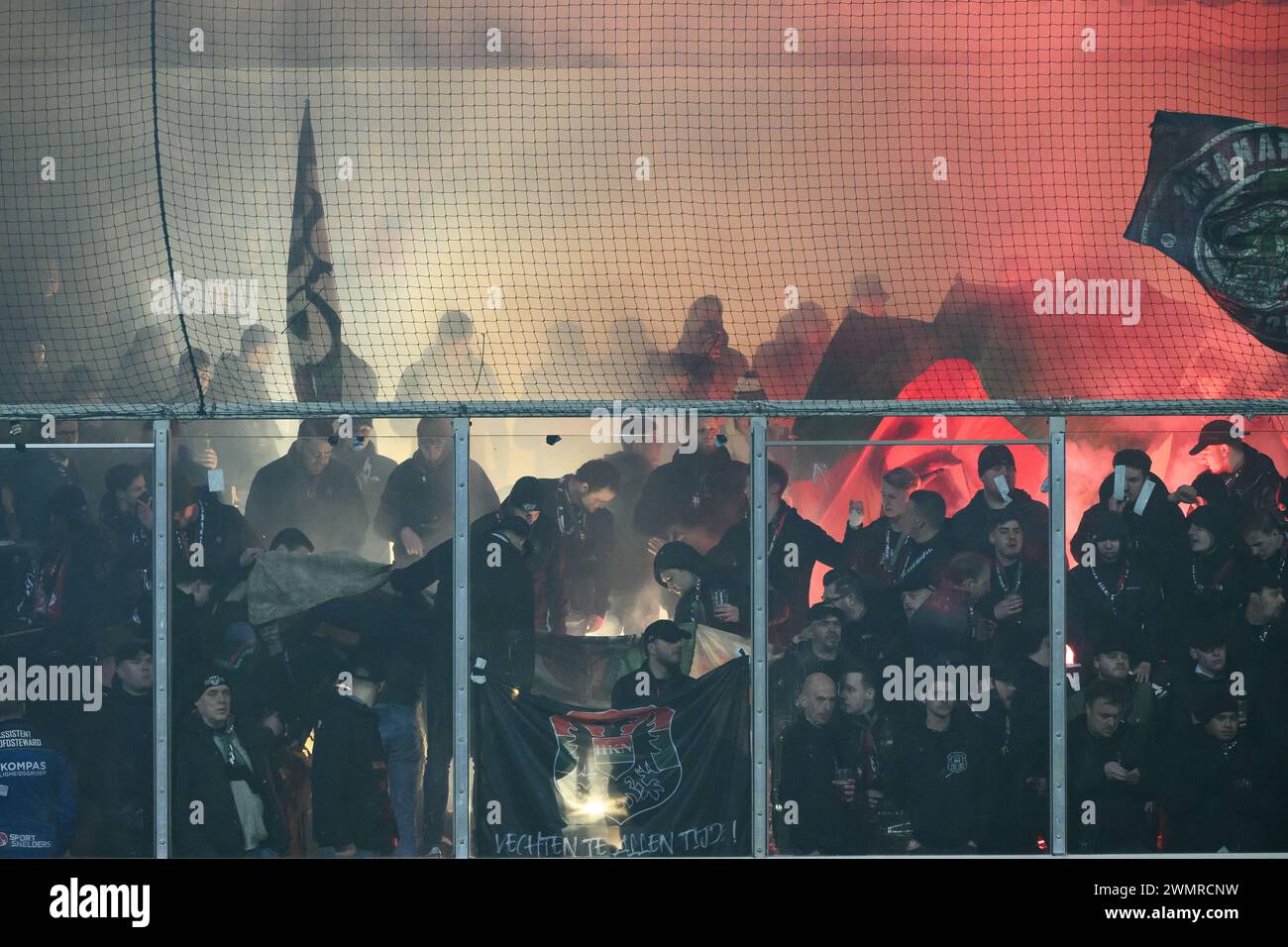 LEEUWARDEN - NEC supporters during the Semi-final in the KNVB Cup ...