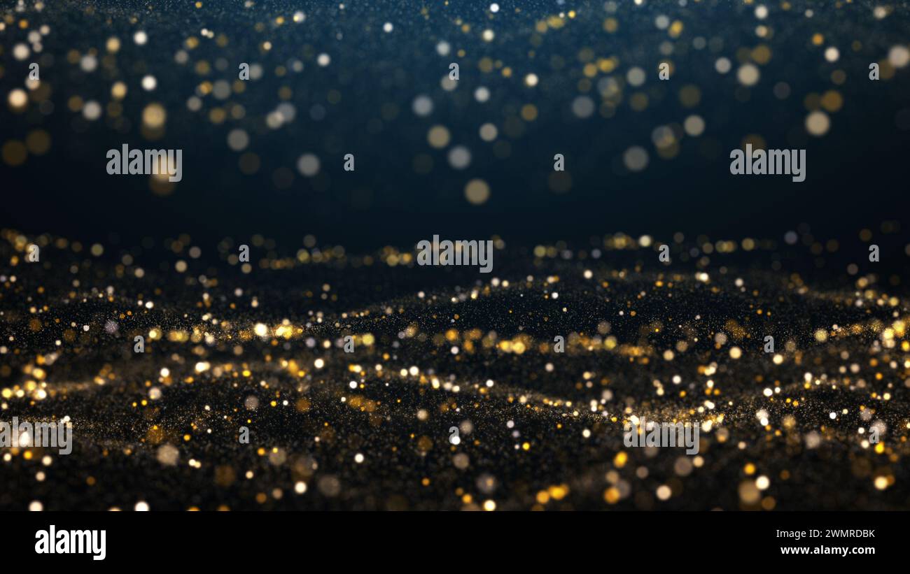 Gold Dust Particle Background for Award Ceremony, Event, and Wedding ...