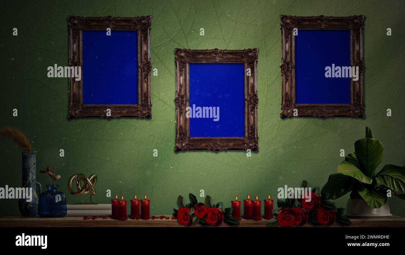 3D Animation for Funeral or Memorial Day. Photo or Video can be Placed ...